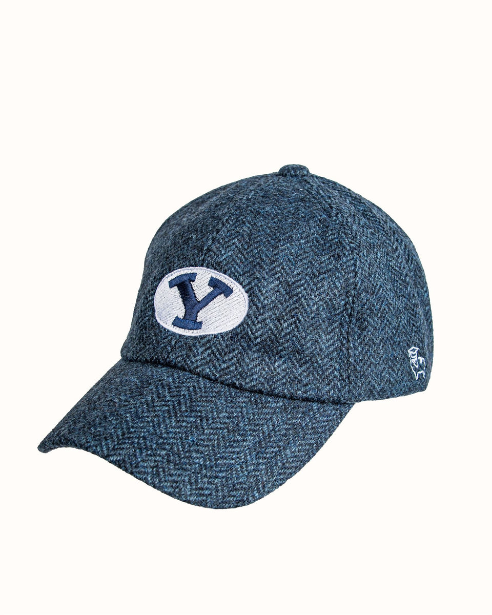 BYU Blue Herringbone Wool Baseball Cap | Collegiate Couture ...