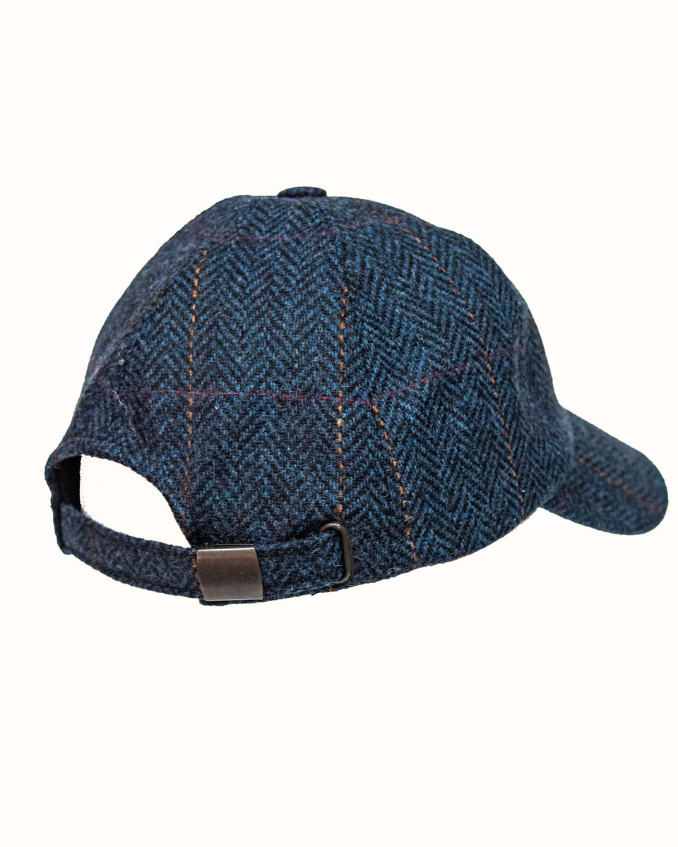 BYU Navy Herringbone Wool Baseball Cap | Collegiate Couture ...