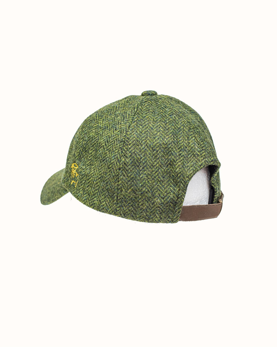 Baylor University Green Herringbone Tweed Baseball Cap | Collegiate ...
