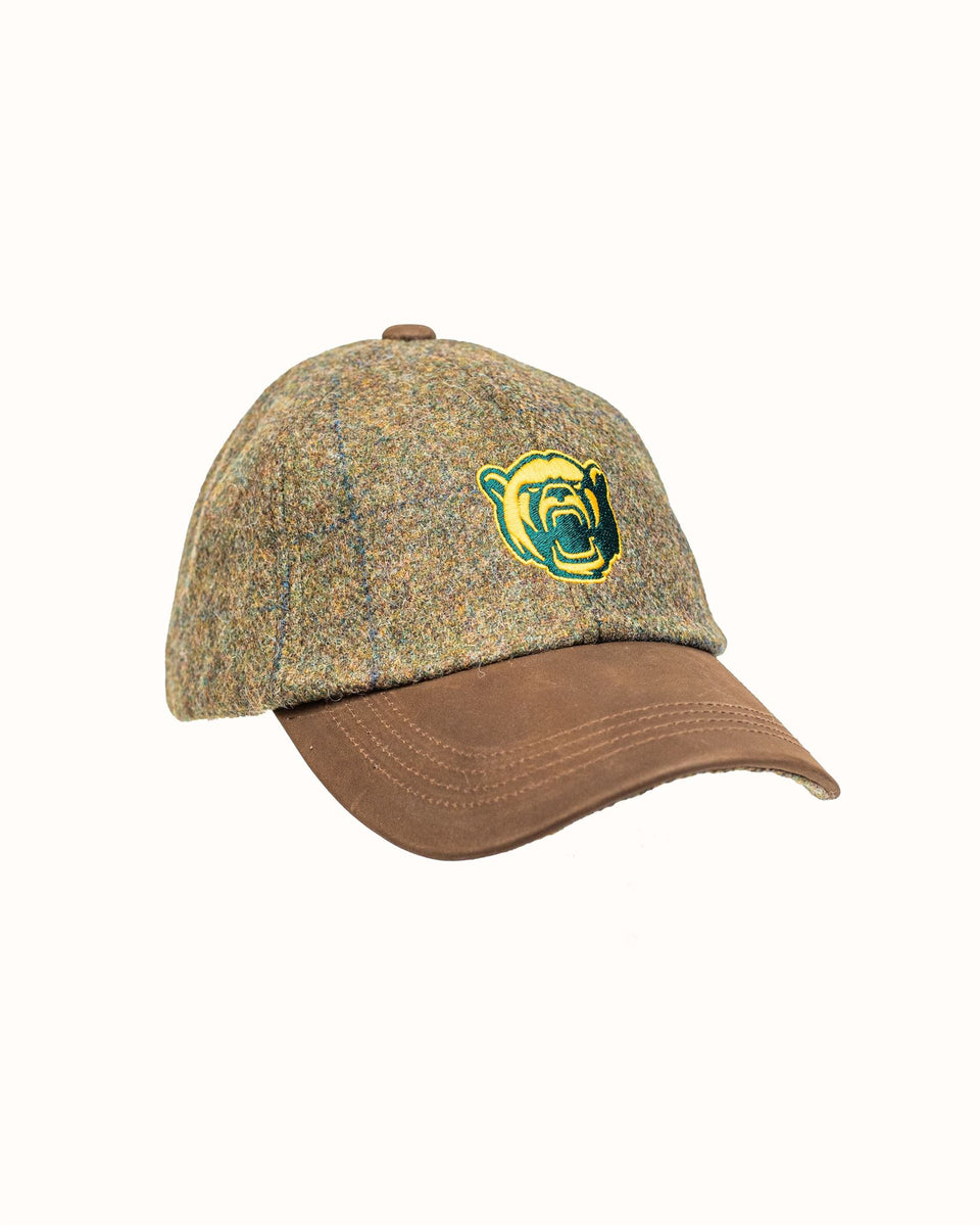 Baylor University Olive Tweed with Navy Overcheck Baseball Cap ...