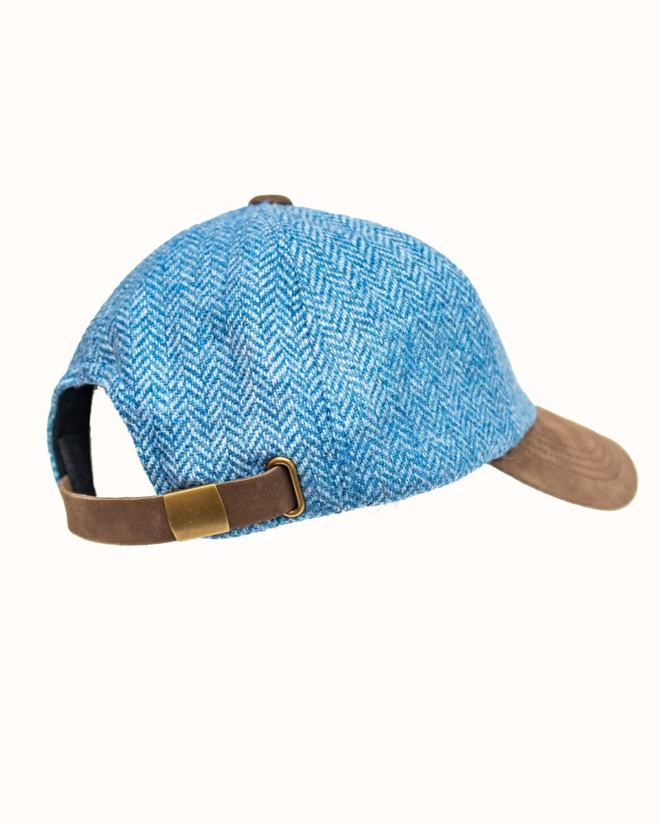 Columbia University Light Blue Herringbone Wool Baseball Cap with ...