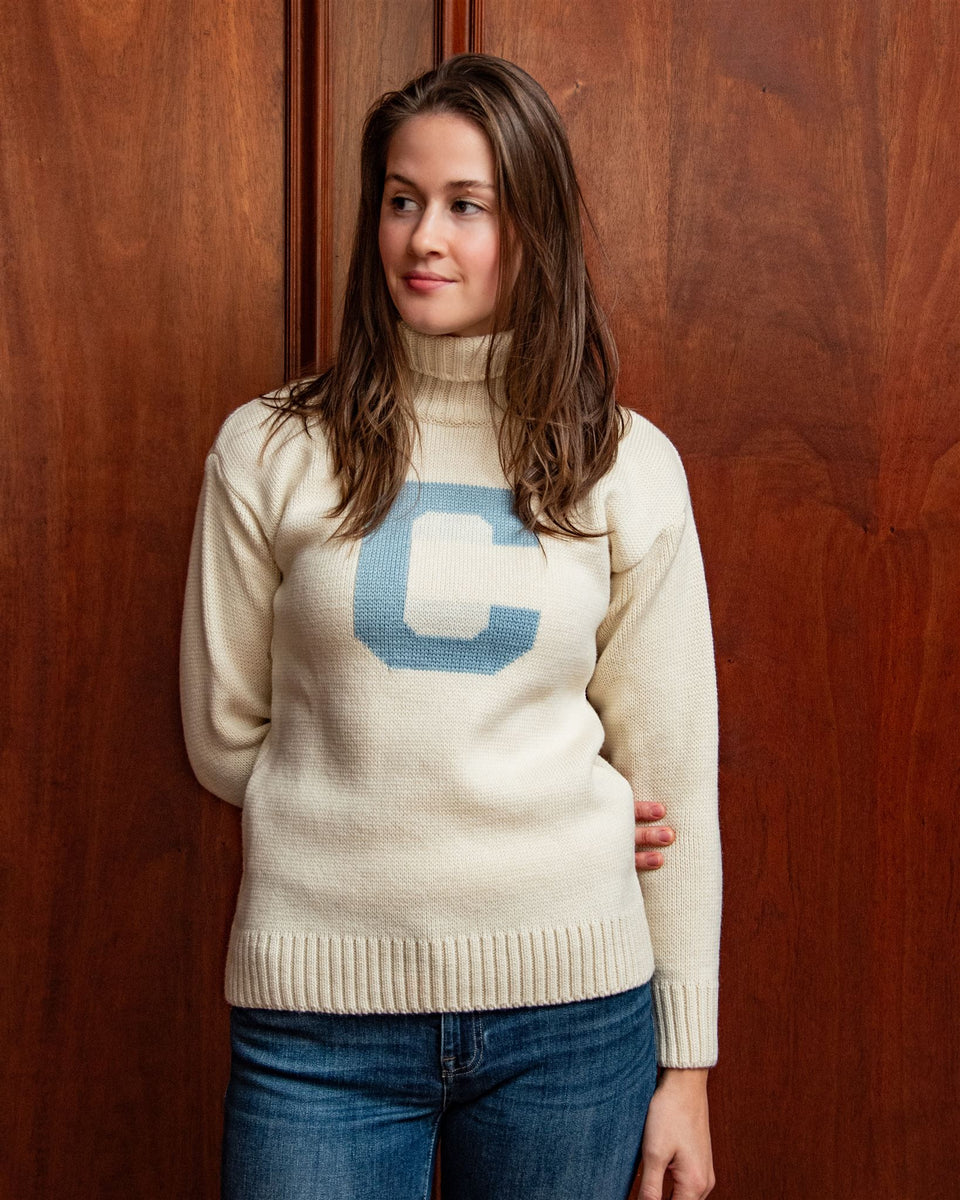 Columbia University Women’s Merino Wool Roll-Neck Sweater | Collegiate ...