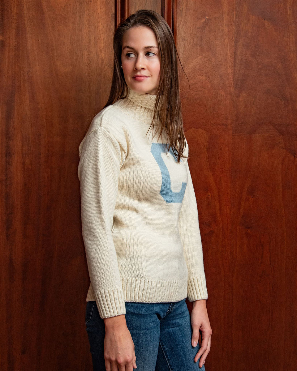 Columbia University Women’s Merino Wool Roll-Neck Sweater | Collegiate ...