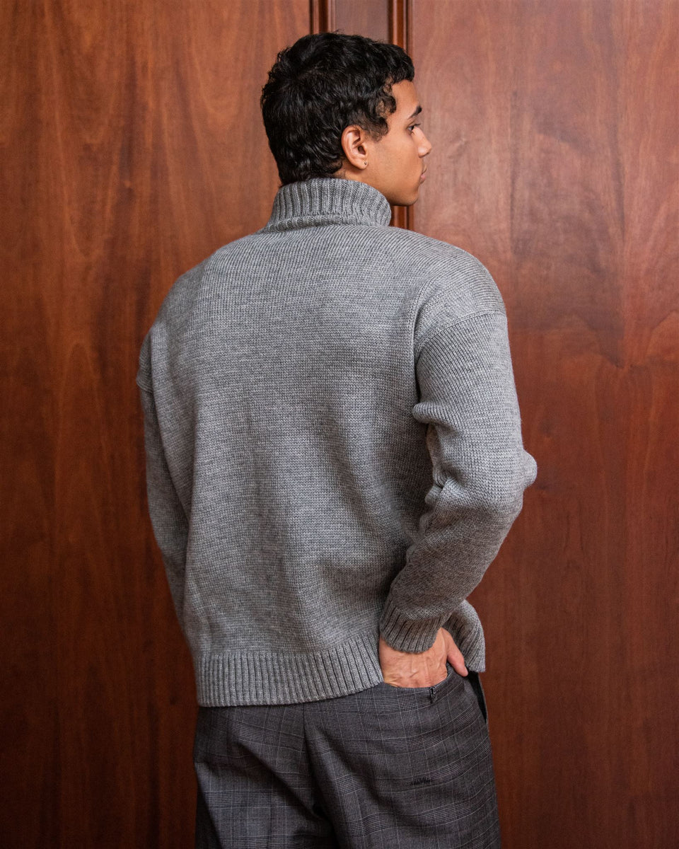 Duke University Men’s Merino Wool Roll-Neck Sweater | Collegiate ...