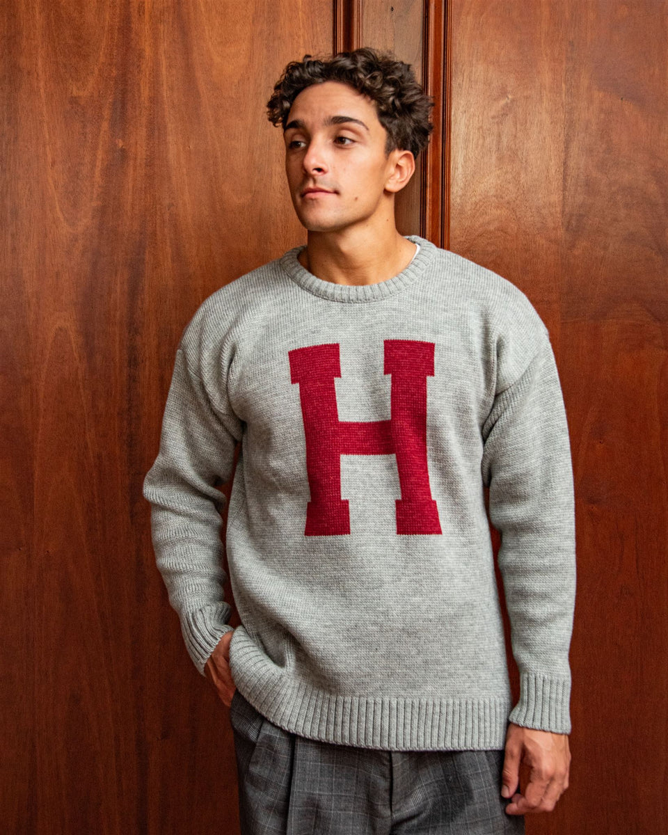 Harvard University Men’s Merino Wool Roll-Neck Sweater | Collegiate ...