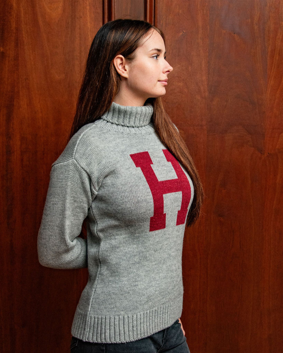 Harvard University Women’s Merino Wool Roll-Neck Sweater | Collegiate ...