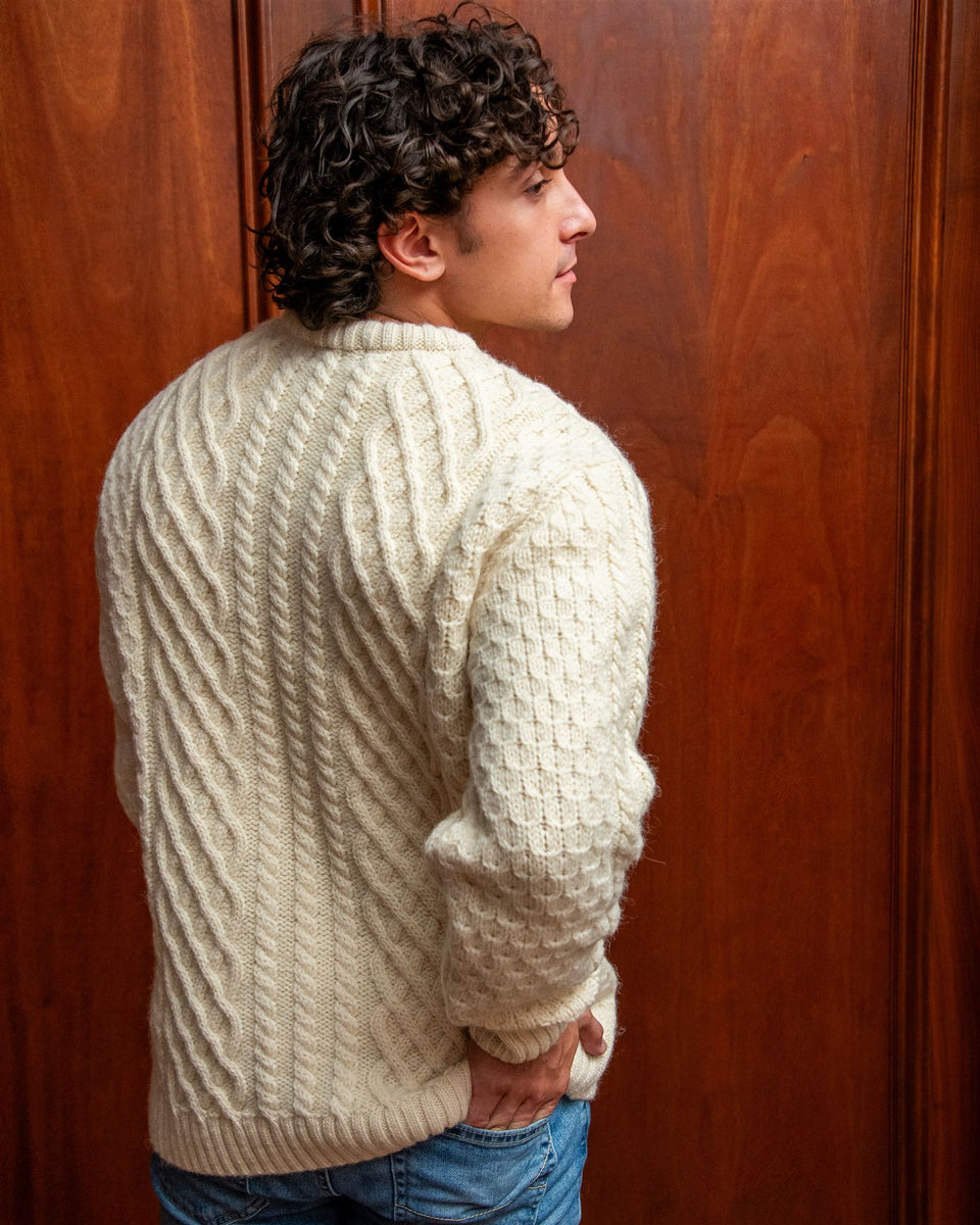 Indiana University Men’s British Wool Crew-Neck Sweater – Collegiate ...
