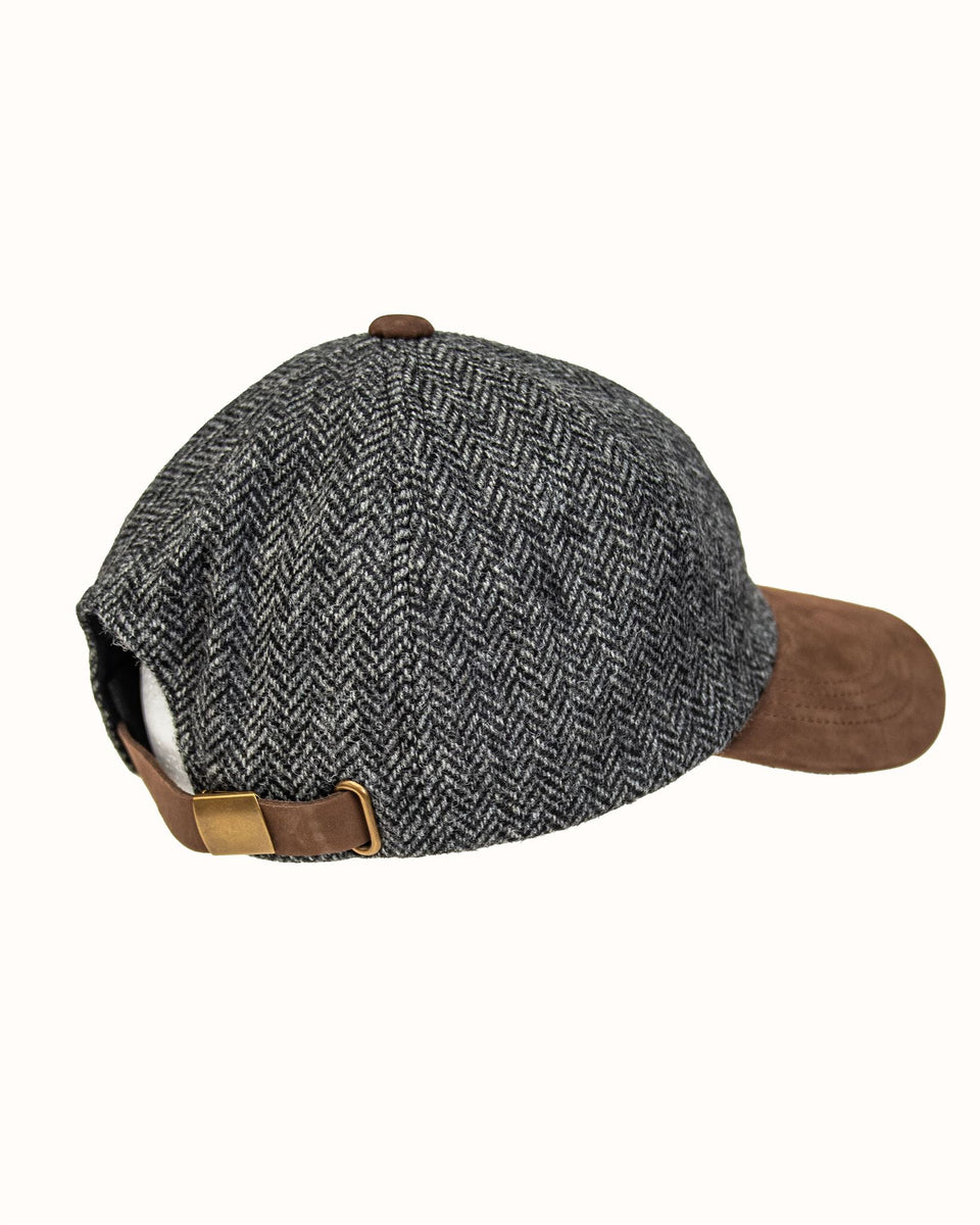 Ohio State University Grey Herringbone Wool Baseball Cap | Collegiate ...