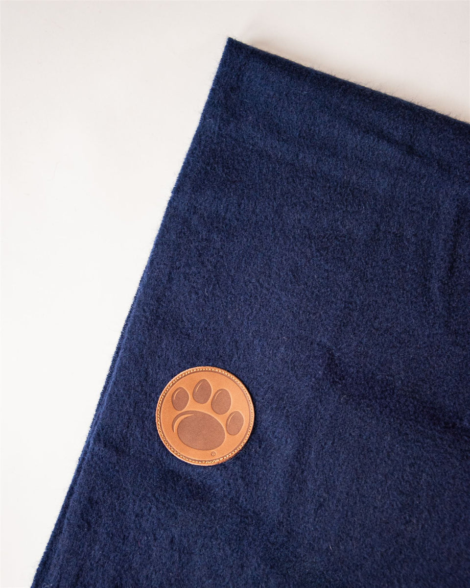 Penn State University Balmoral Bespoke Navy Cashmere Scarf | Collegiate ...