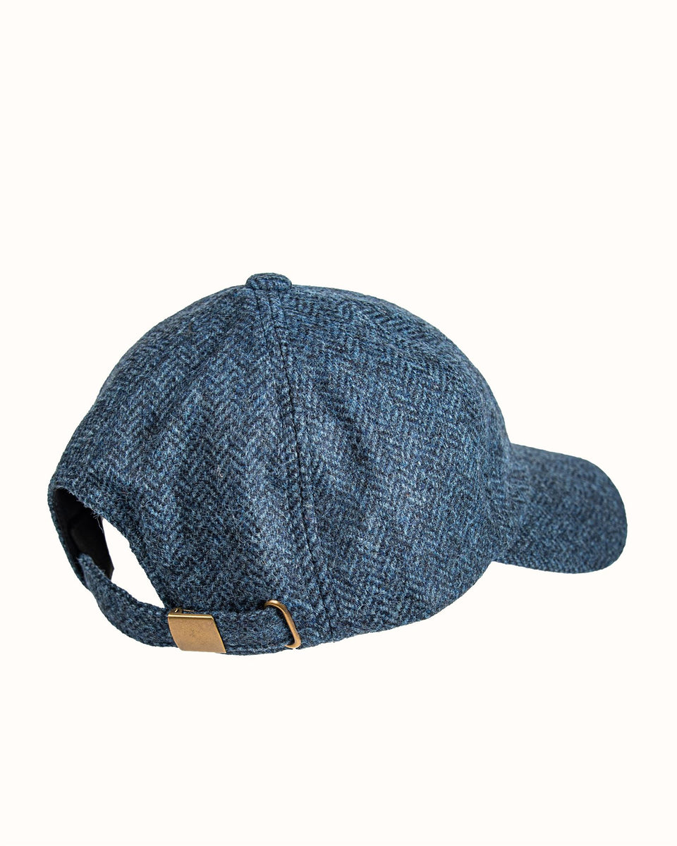 Penn State University Blue Herringbone Wool Baseball Cap | Collegiate ...
