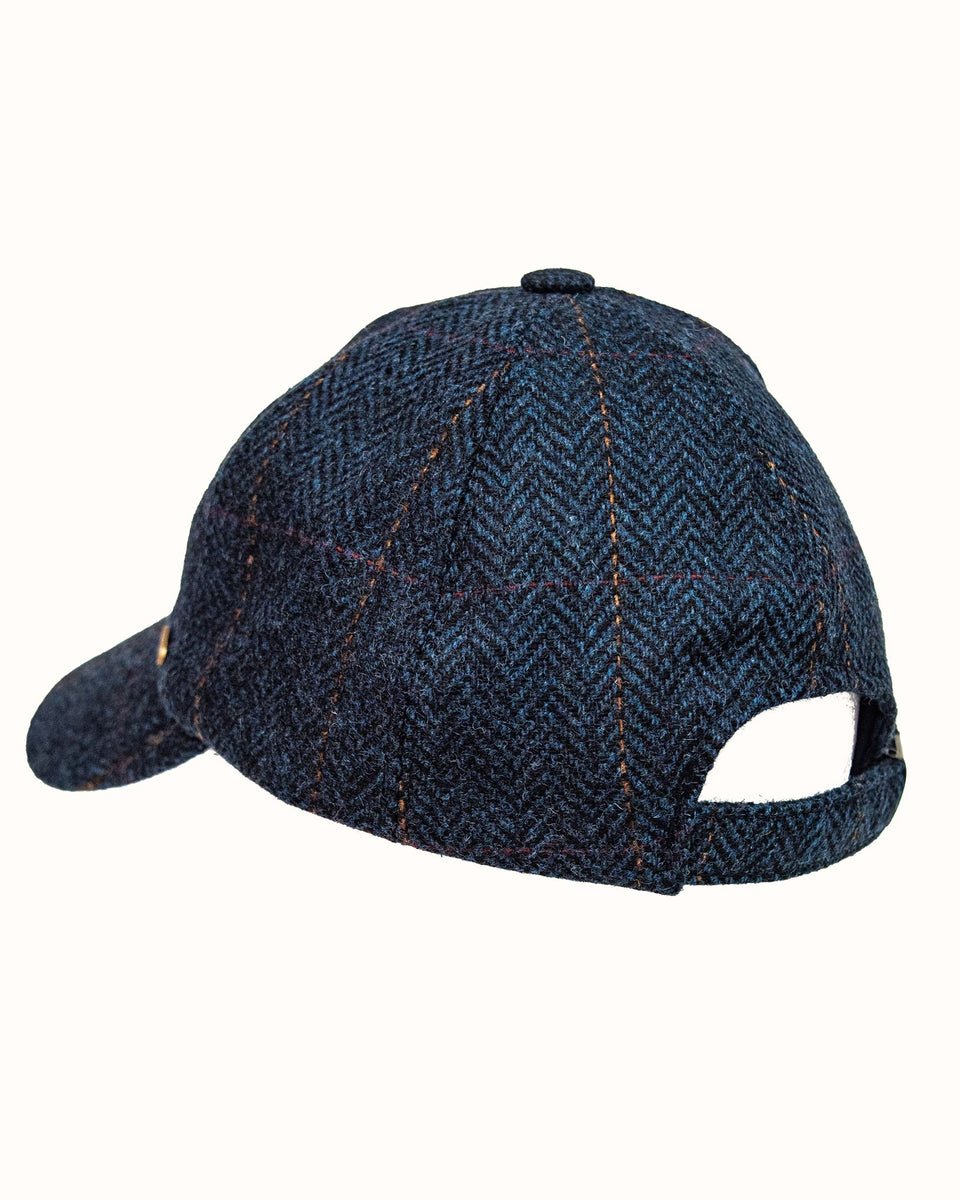 Penn State University Navy Herringbone Wool Baseball Cap | Collegiate ...