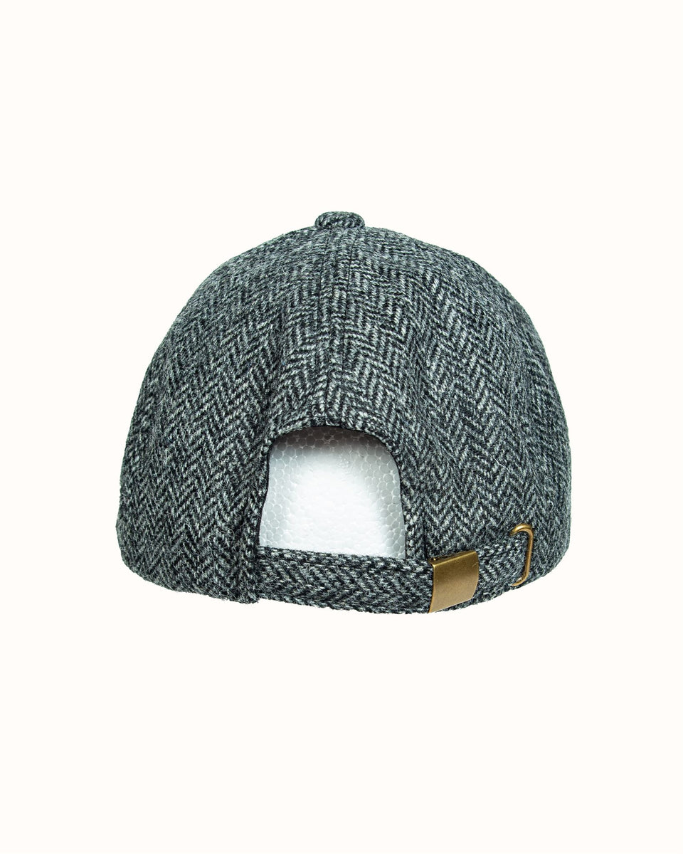 Purdue University Grey Herringbone Wool Baseball Cap | Collegiate ...