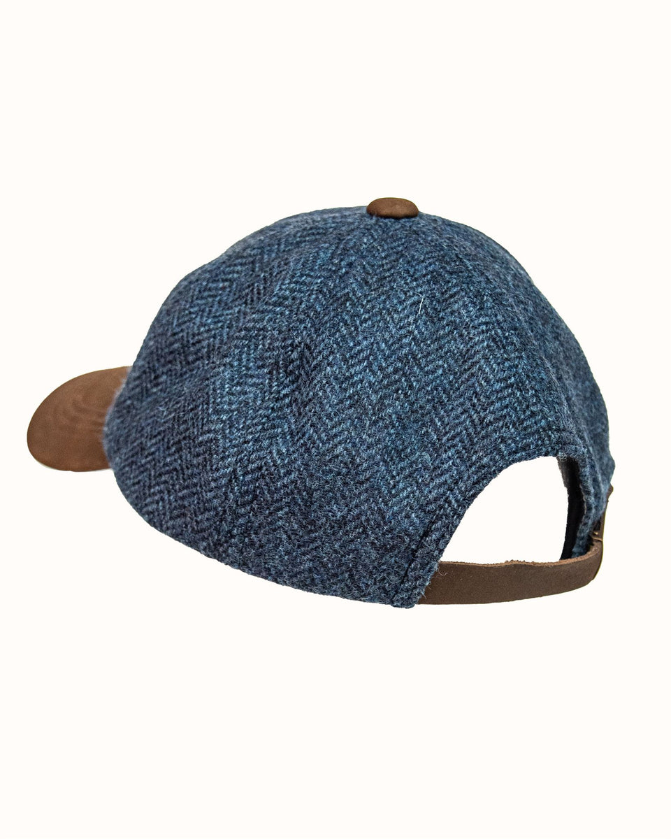 SMU Blue Herringbone Wool Baseball Cap | Collegiate Couture ...