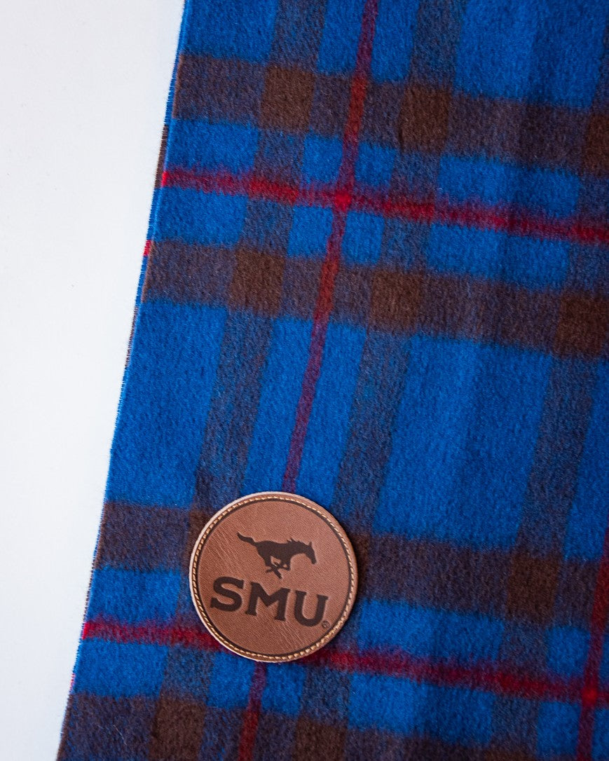 SMU Scottish Tartan Clan Elliot Cashmere Scarf – Collegiate Knitwear ...