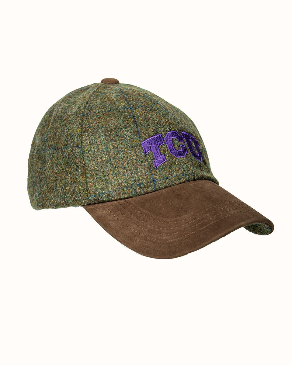 TCU Olive Tweed with Navy Overcheck Baseball Cap | Collegiate Knitwear ...