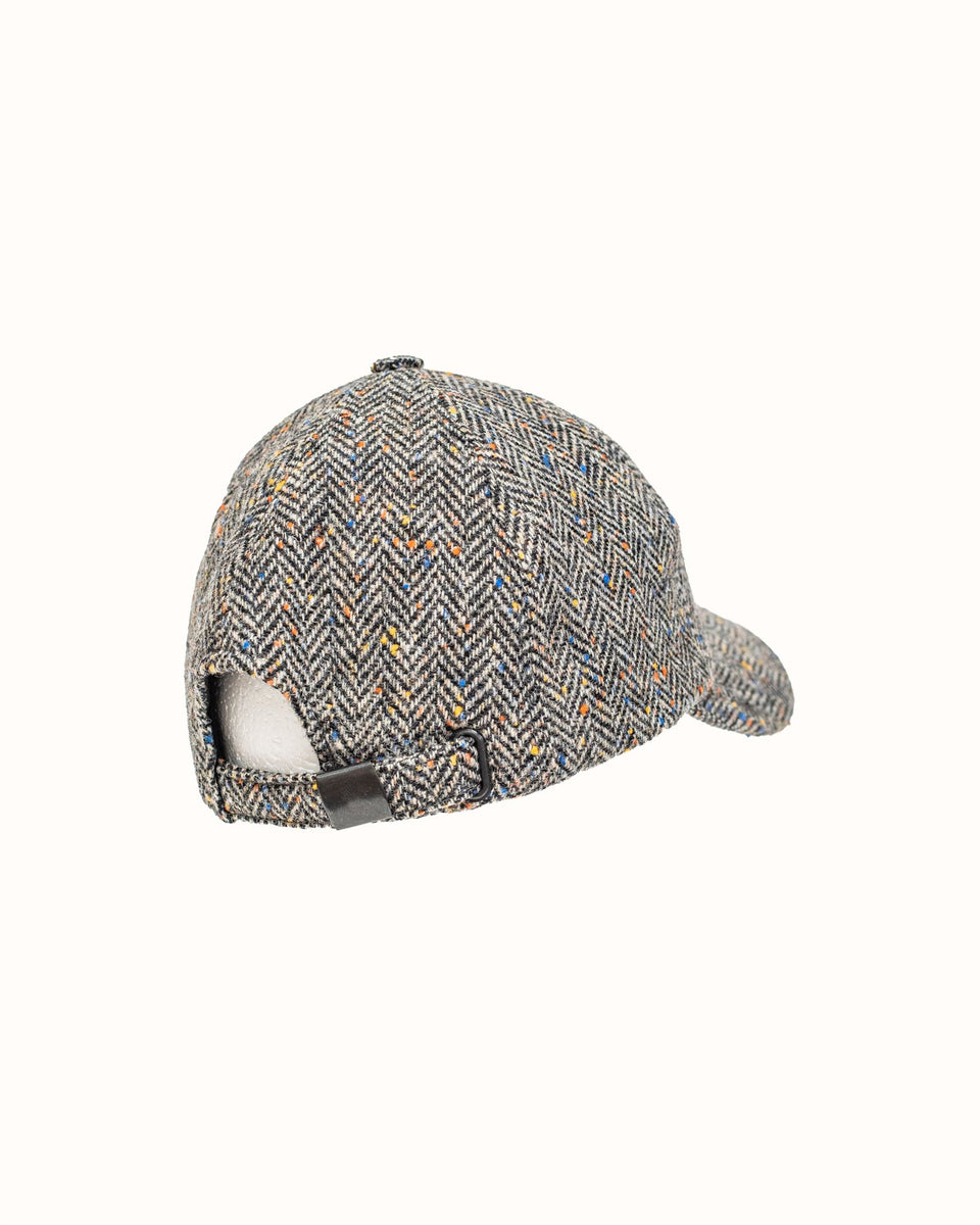 University of Iowa Light Grey Herringbone Wool with Flecked Tweed ...