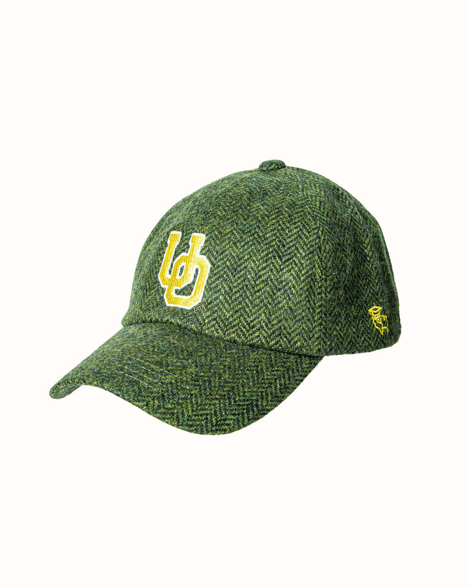 University of Oregon Green Herringbone Tweed Baseball Cap | Collegiate ...