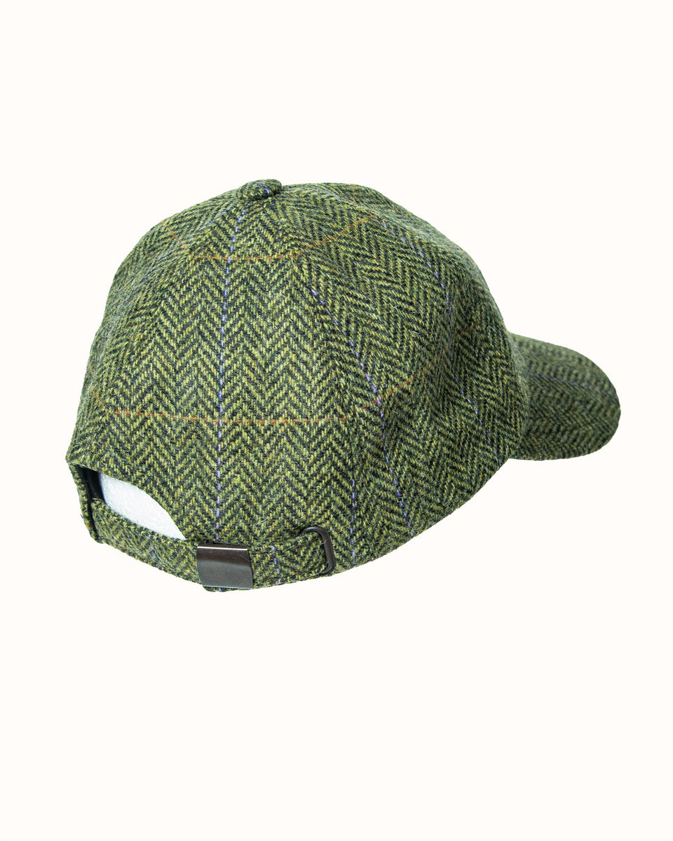 University of Oregon Green Herringbone Tweed Baseball Cap | Collegiate ...