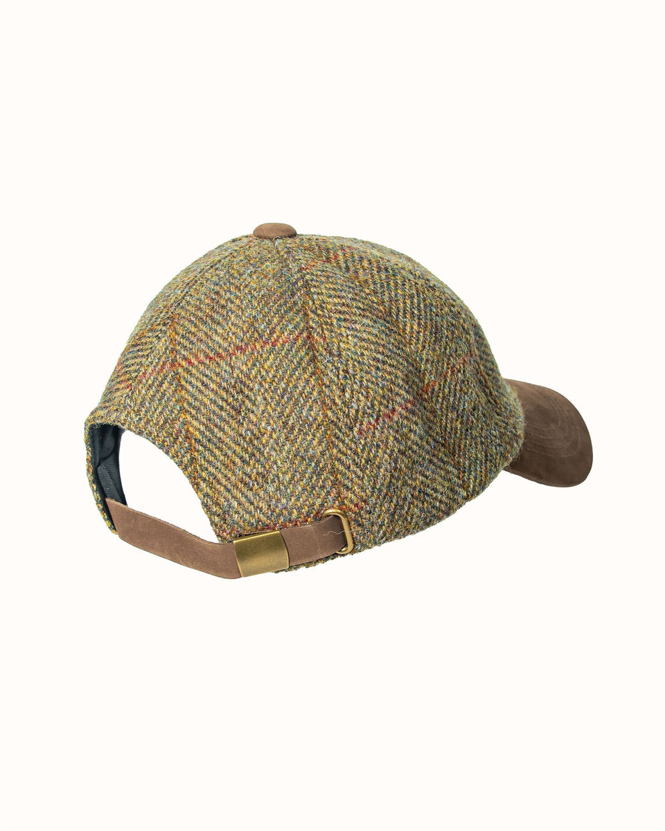 University of Oregon Olive/Gold Harris Tweed Baseball Cap | Collegiate ...
