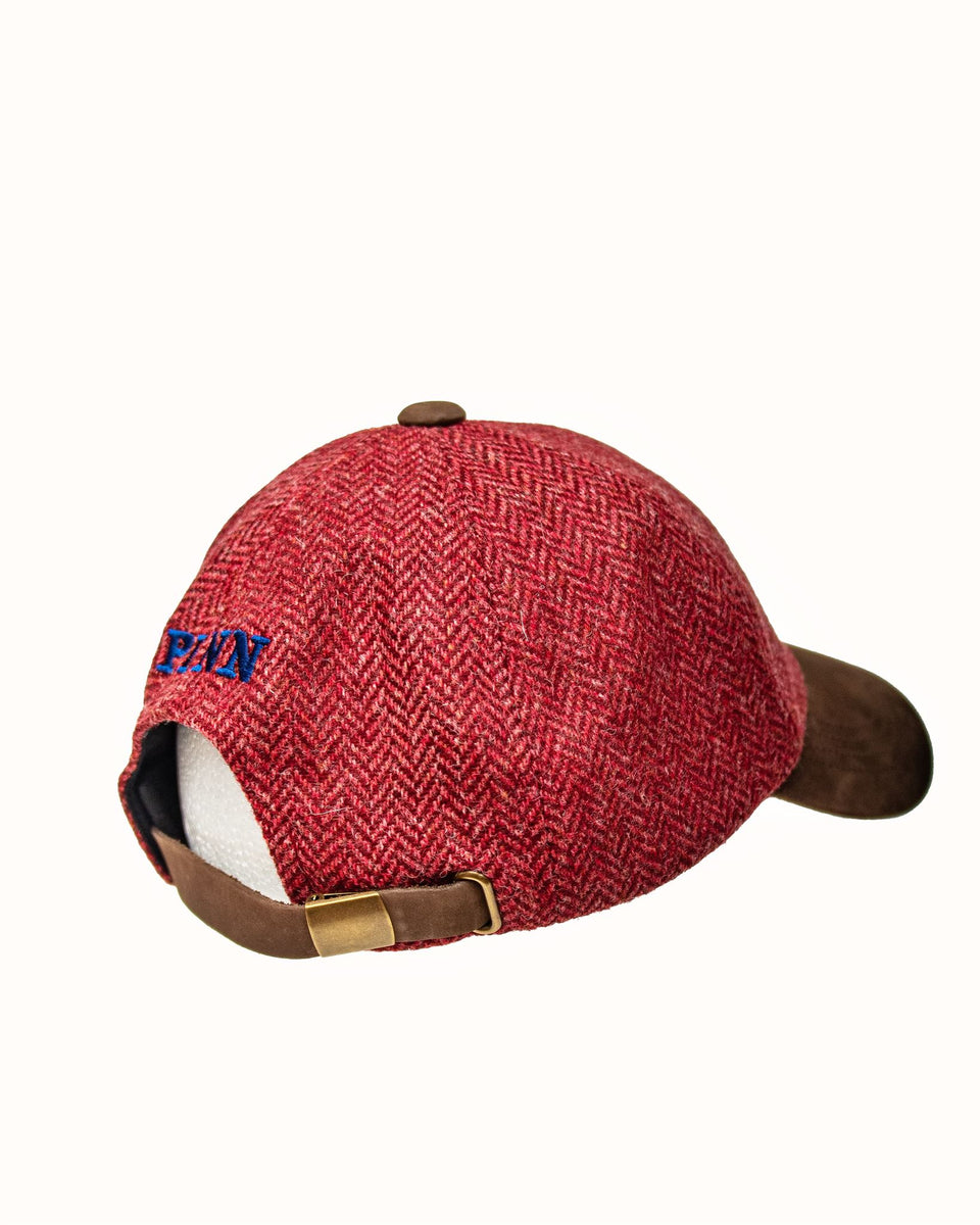 University of Pennsylvania Red Herringbone Wool Baseball Cap ...