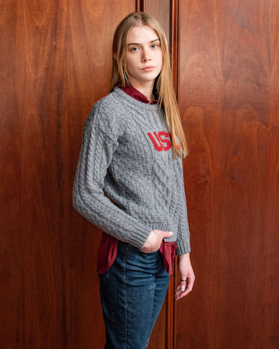 University of South Carolina Women’s British Wool Crew-Neck Sweater ...