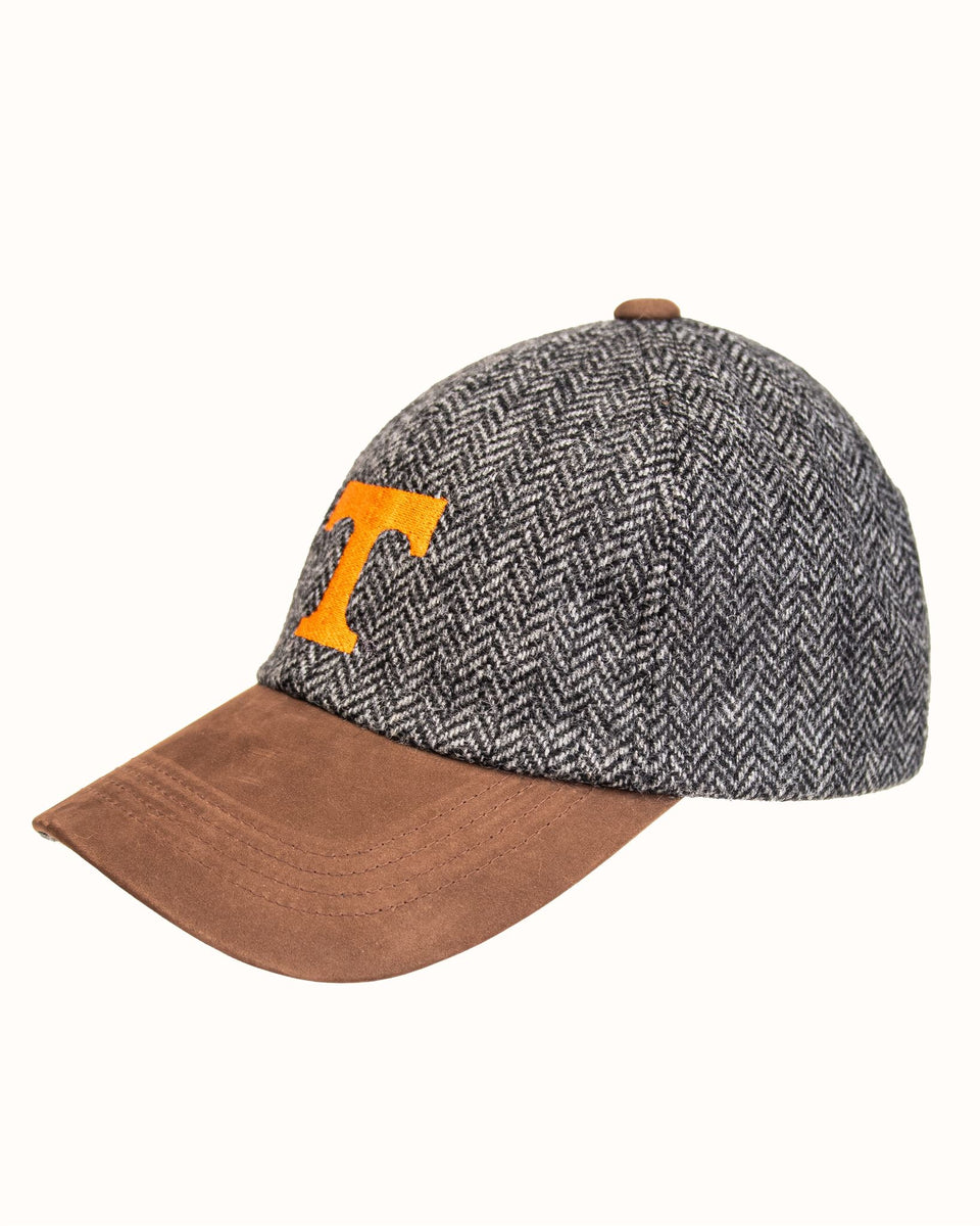 University of Tennessee Grey Herringbone Wool Baseball Cap | Collegiate ...