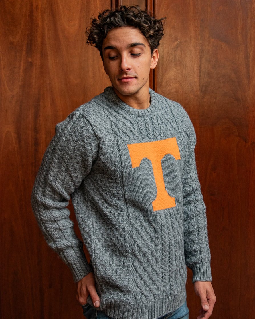University of Tennessee Men’s British Wool Crew-Neck Sweater ...