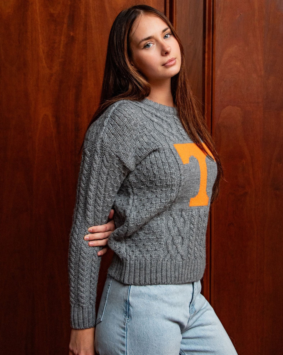 University of Tennessee Women’s British Wool Crew-Neck Sweater ...