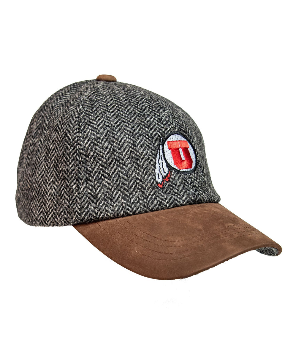 University of Utah Grey Herringbone Wool Baseball Cap | Collegiate ...