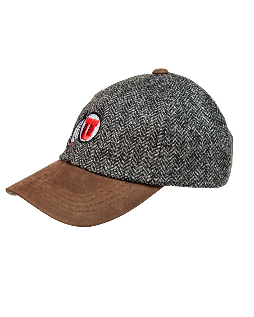 University of Utah Grey Herringbone Wool Baseball Cap | Collegiate ...