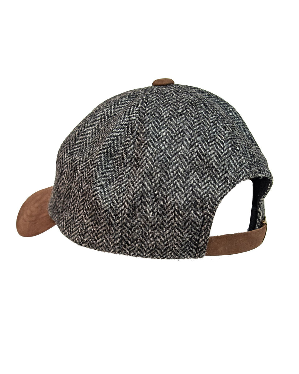 University of Utah Grey Herringbone Wool Baseball Cap | Collegiate ...