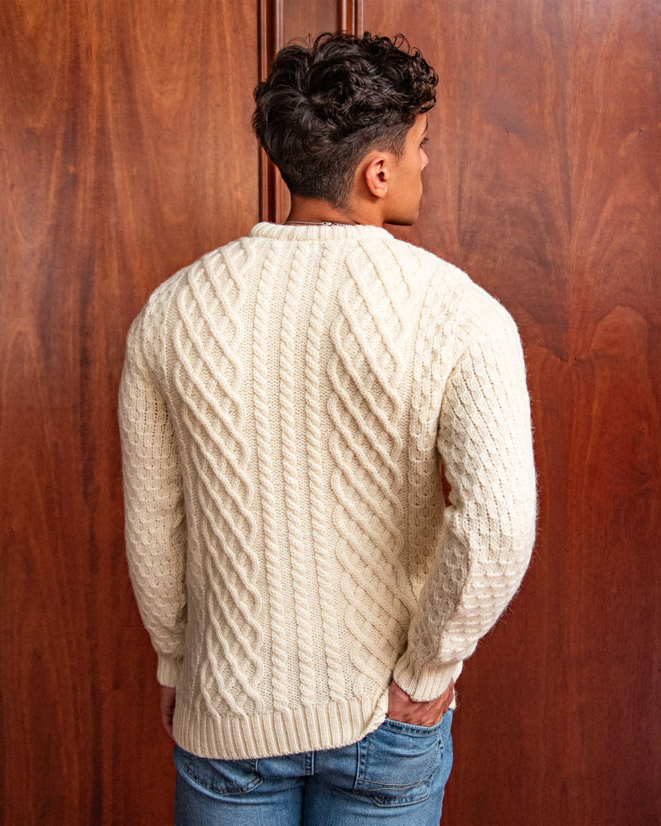 University of Utah Men’s British Wool Crew-Neck Sweater | Collegiate ...
