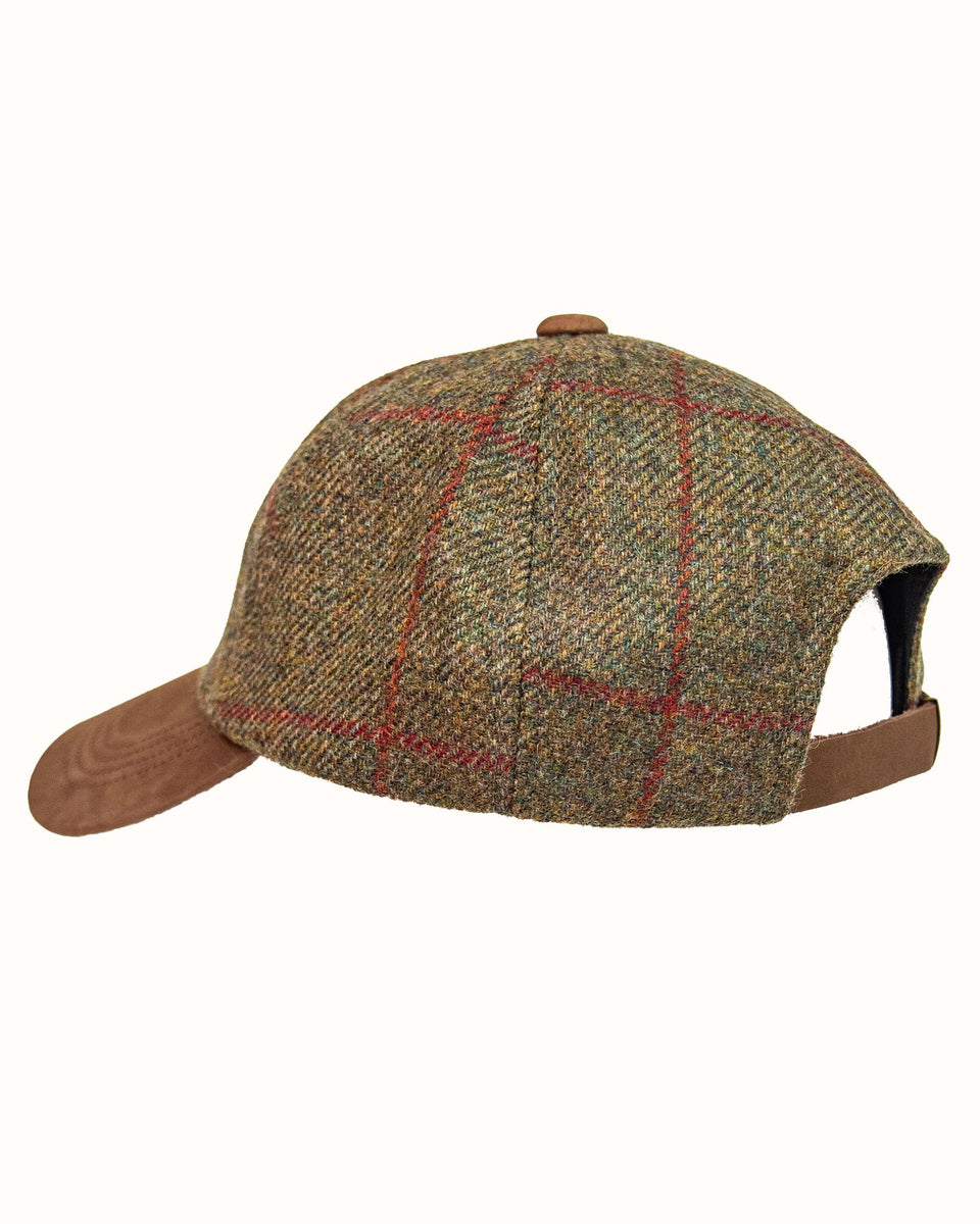 University of Utah Olive Tweed with Red Overcheck Baseball Cap ...