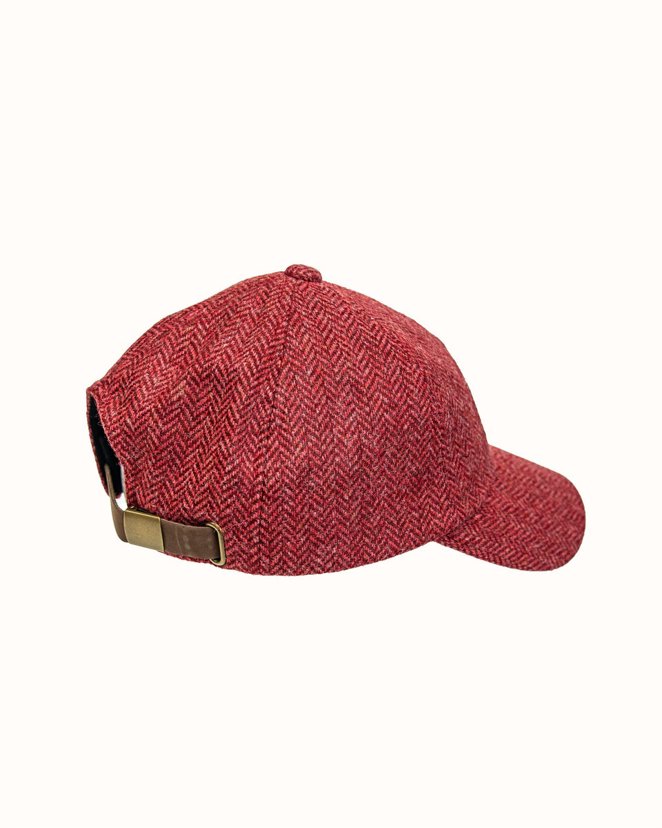University of Utah Red Herringbone Wool Baseball Cap | Collegiate ...