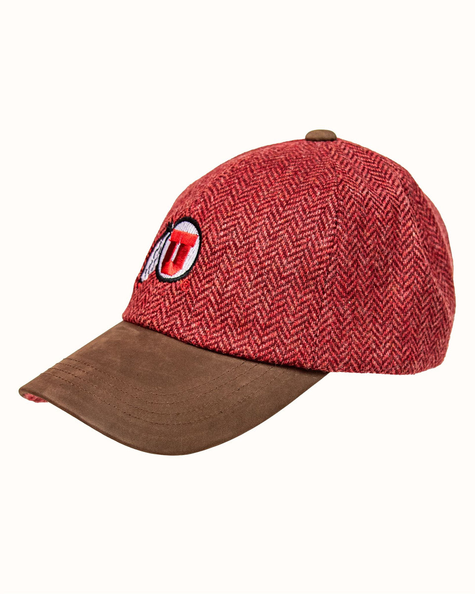 University of Utah Red Herringbone Wool Baseball Cap | Collegiate ...