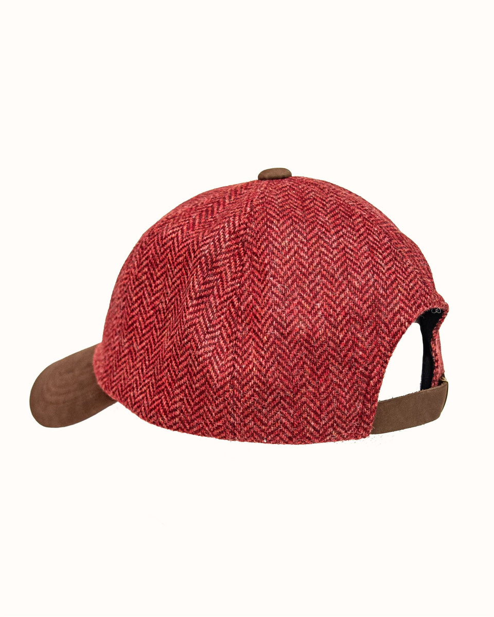 University of Utah Red Herringbone Wool Baseball Cap | Collegiate ...