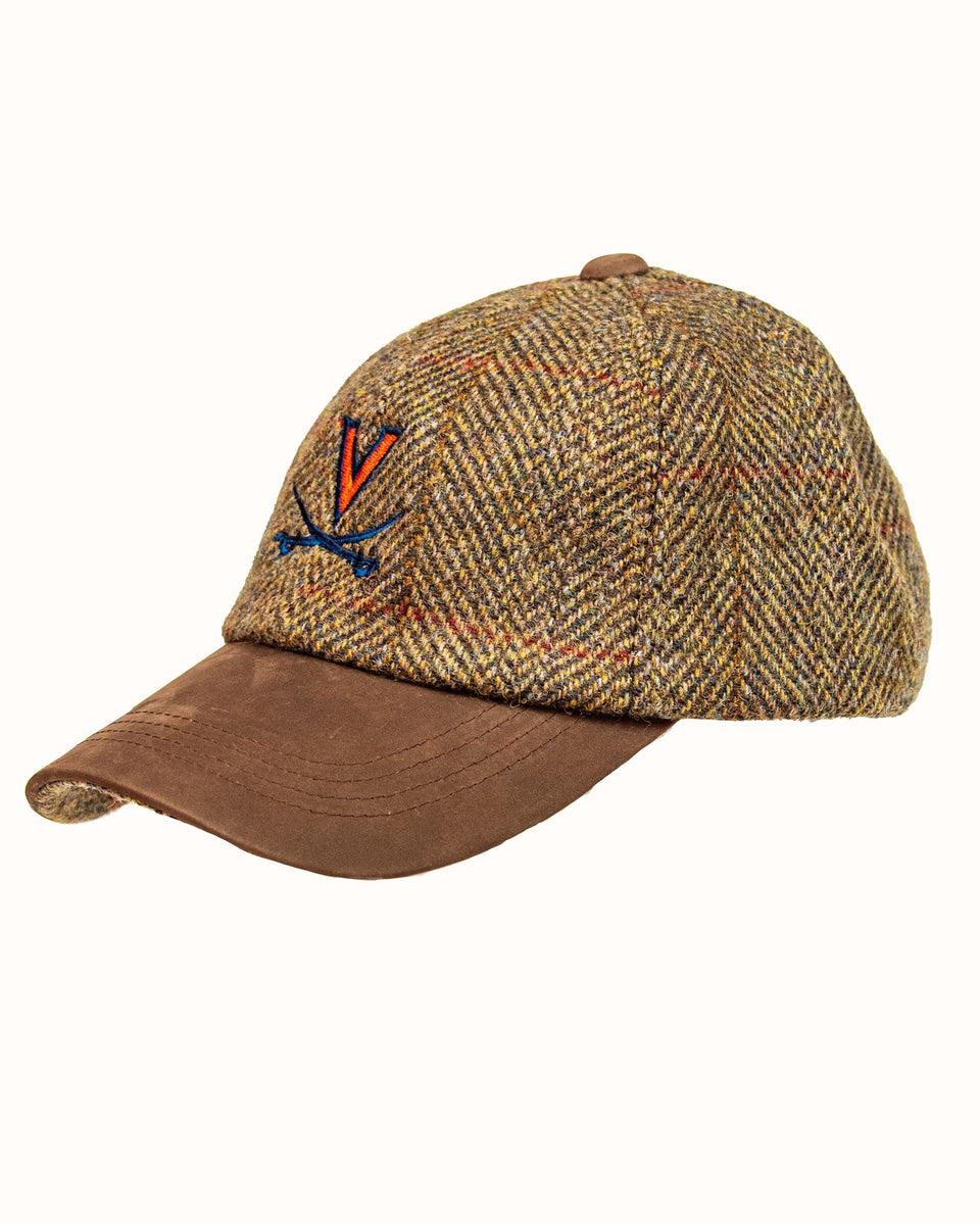 University of Virginia Olive/Gold Harris Tweed Baseball Cap ...