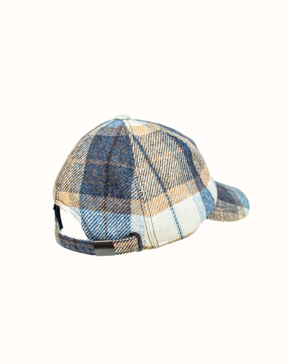 Yale University Blue Plaid Wool Baseball Cap | Collegiate Couture ...