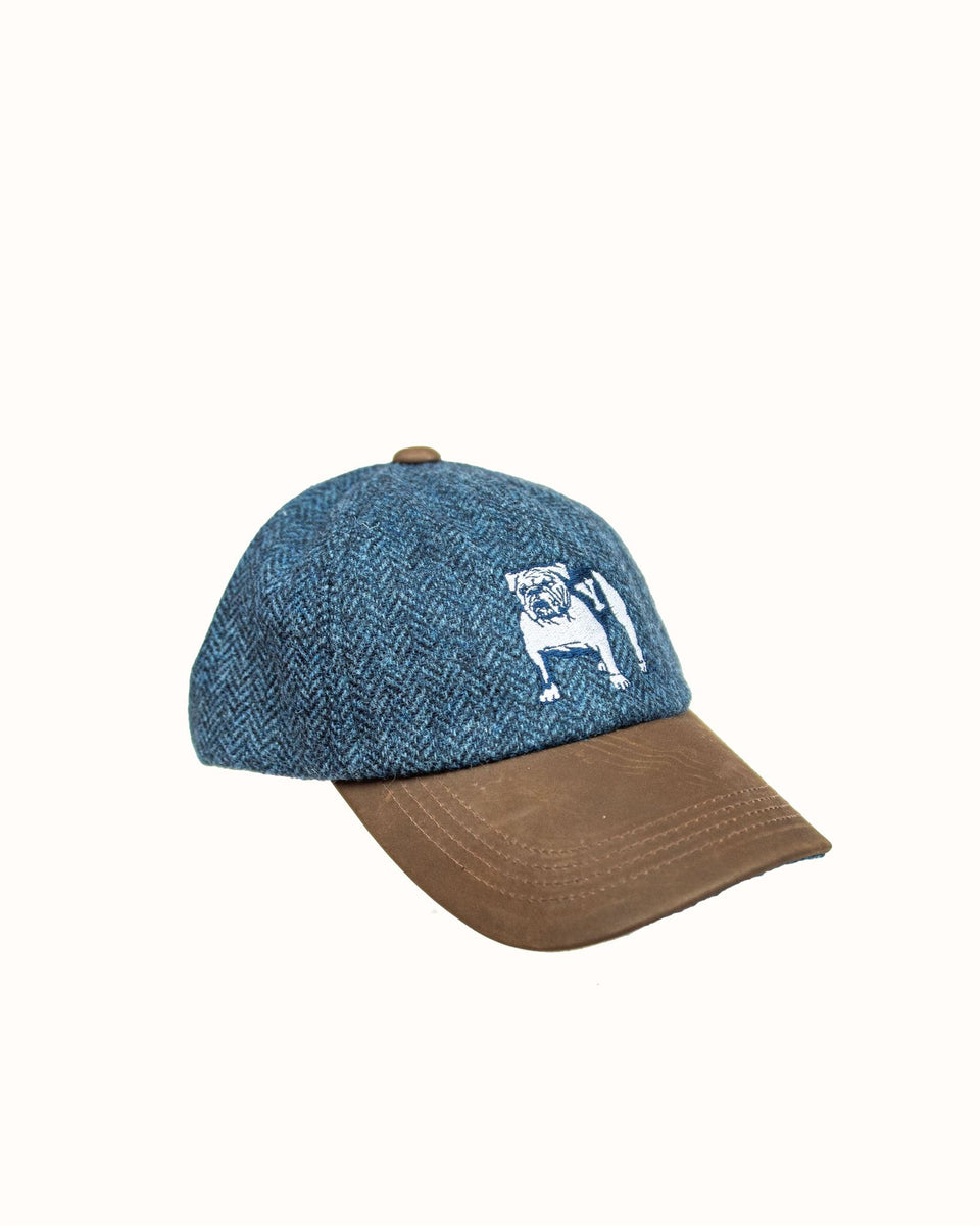 Yale University Blue Herringbone Wool Baseball Cap | Collegiate Couture ...