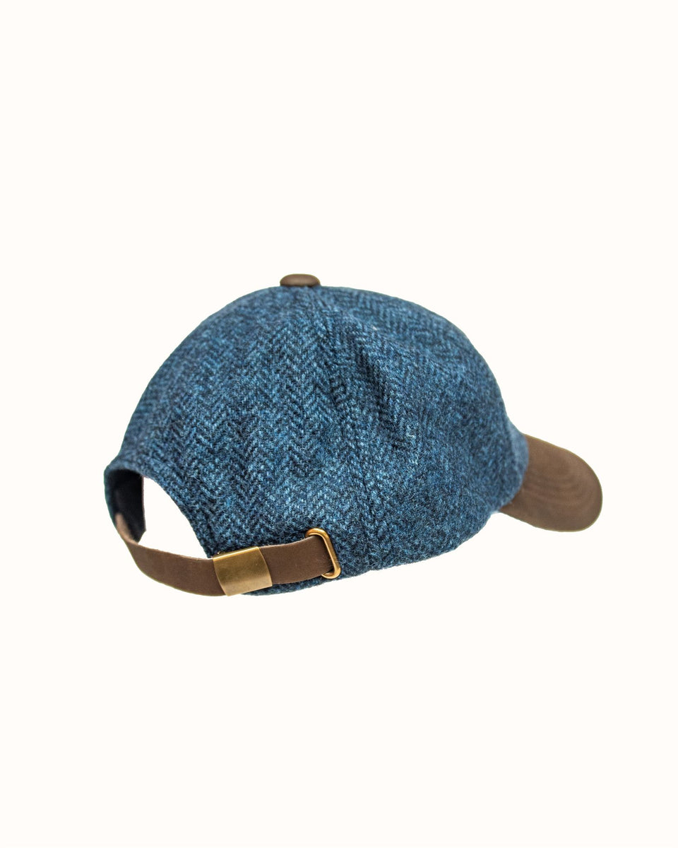 Yale University Blue Herringbone Wool Baseball Cap | Collegiate Couture ...