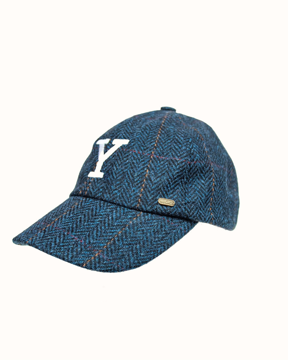 Yale University Navy Herringbone Wool Baseball Cap | Collegiate Couture ...