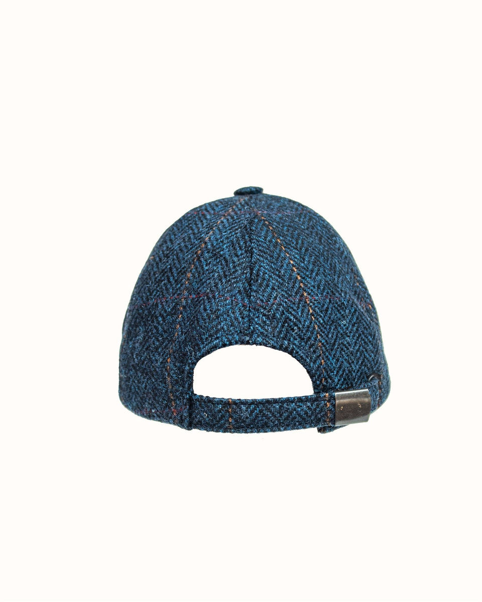 Yale University Navy Herringbone Wool Baseball Cap | Collegiate Couture ...