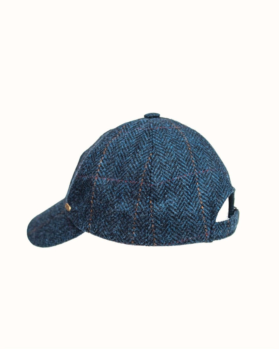 Yale University Navy Herringbone Wool Baseball Cap | Collegiate Couture ...