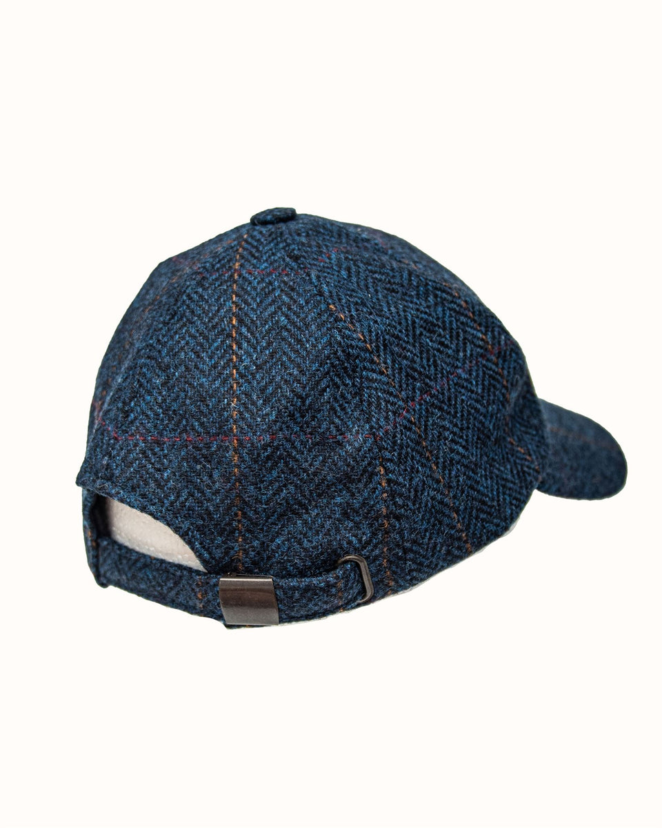 Yale University Navy Herringbone Wool Baseball Cap | Collegiate Couture ...