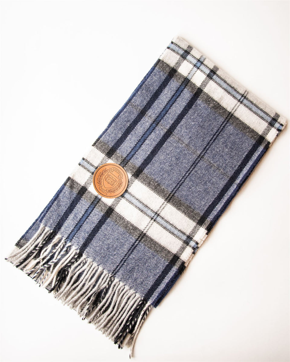 Yale University Scottish Thomson Navy Cashmere Scarf | Collegiate ...