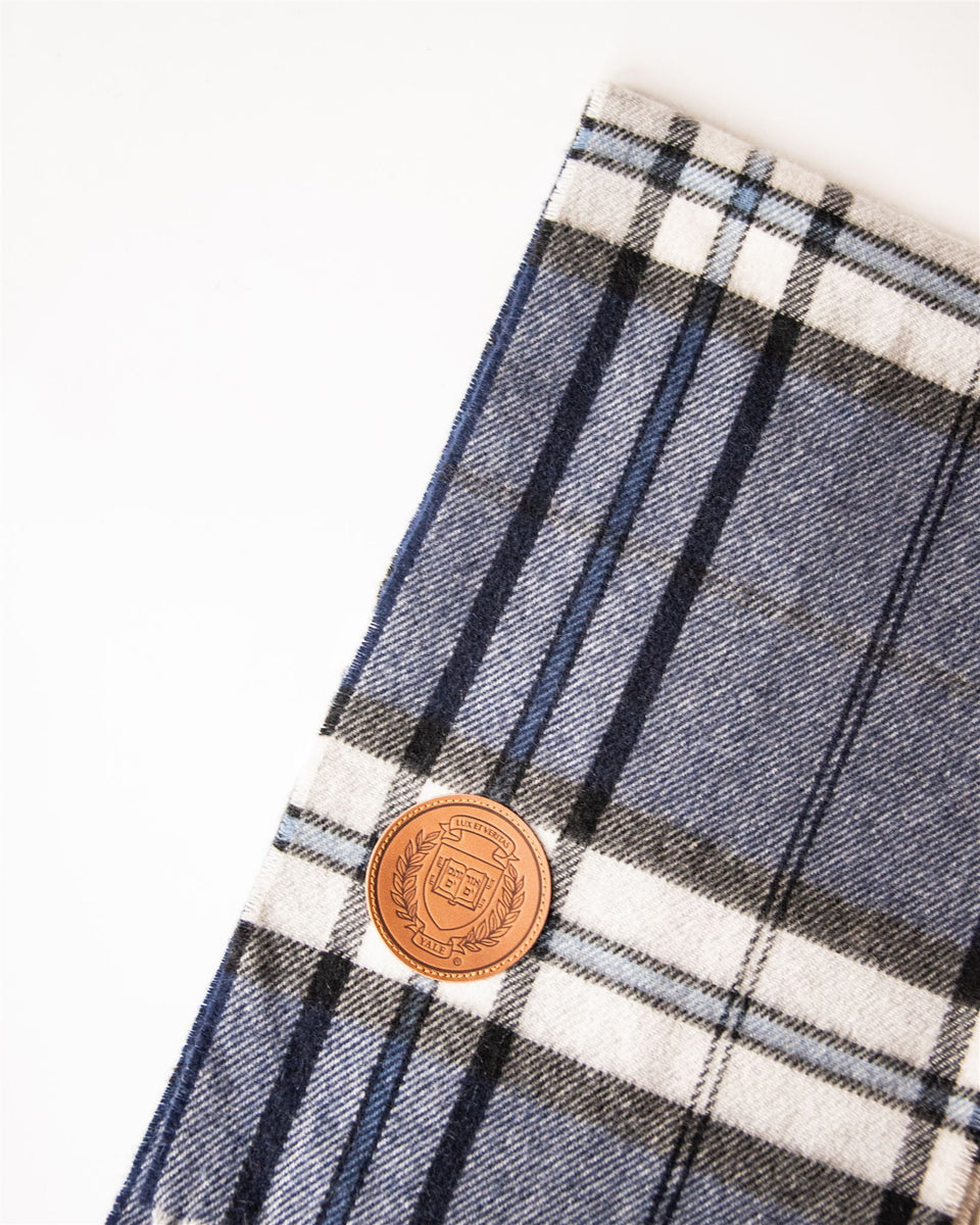 Yale University Scottish Thomson Navy Cashmere Scarf | Collegiate ...